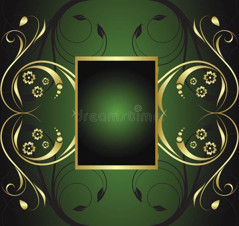 Card for text stock vector. Illustration of leaf, background - 9439483