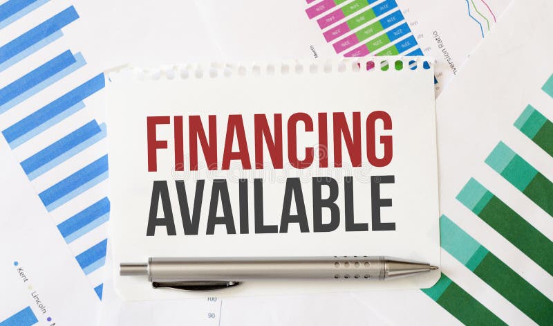 Financing Available Words on Wooden Blocks. Business Sponsorship ...