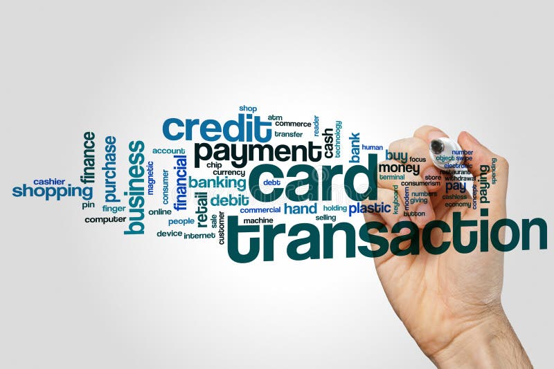 Card Transaction Word Cloud Stock Photo - Image of reader, banking ...