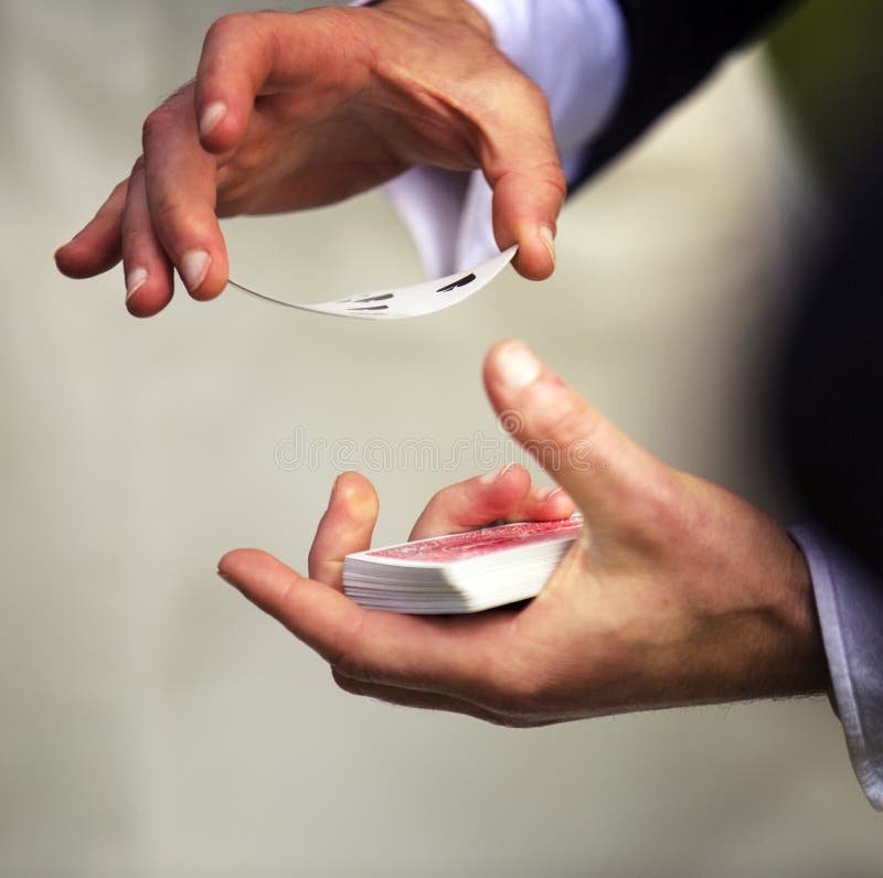 Card Trick stock photo. Image of chance, groom, game - 57502062