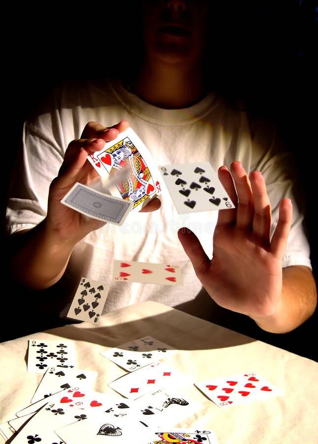 Card Tricks stock photo. Image of deck, vegas, hands, magic - 38012