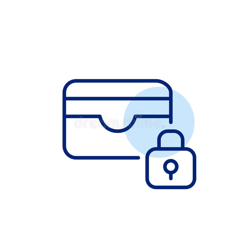 Card Wallet and Lock. Protected Payment Methods. Secure Card ...