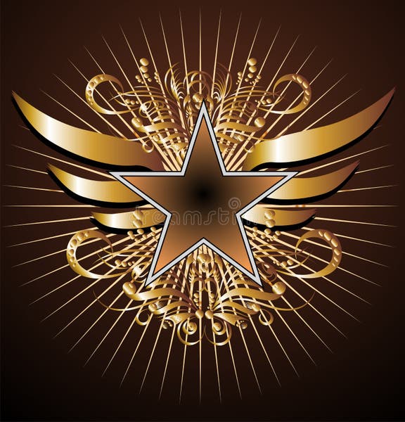 Card with wings stock vector. Illustration of graphic - 9832424