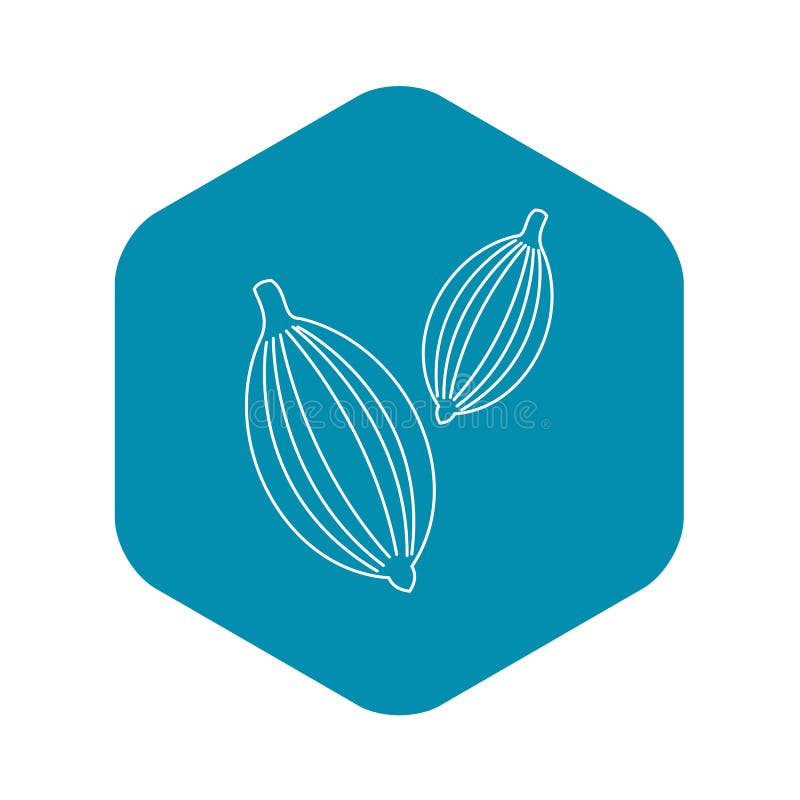 Cardamom Icon, Outline Style Stock Vector - Illustration of herb ...