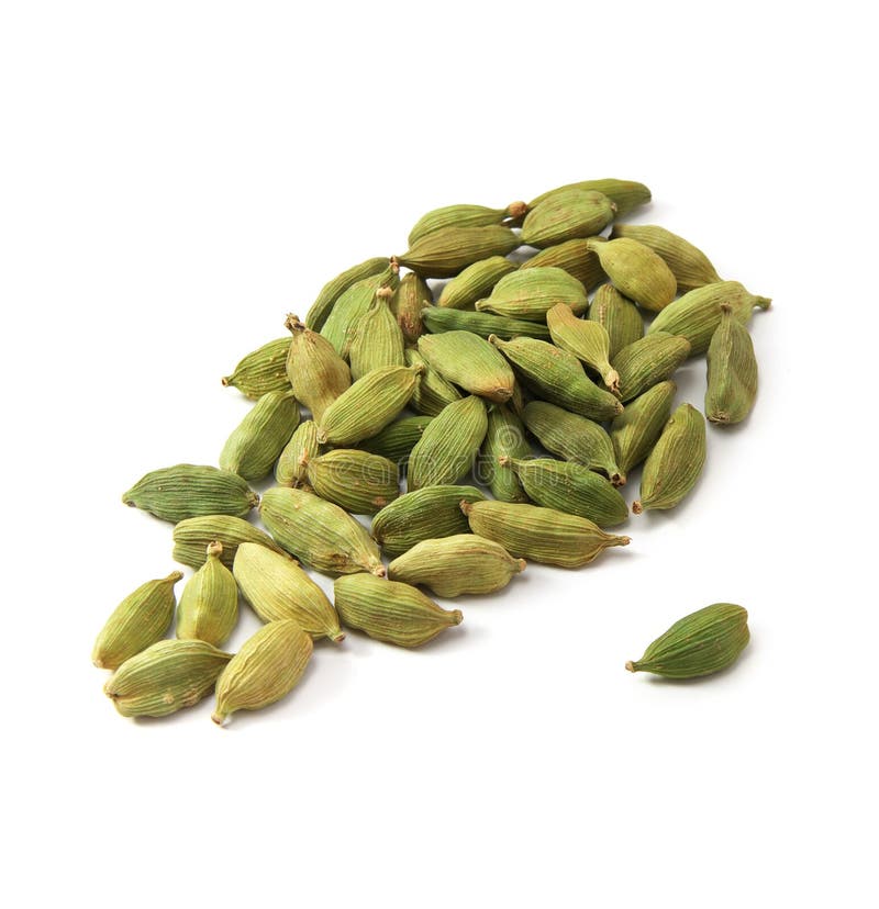 Cardamom isolated stock photo. Image of flavouring, cardamoms - 51545208