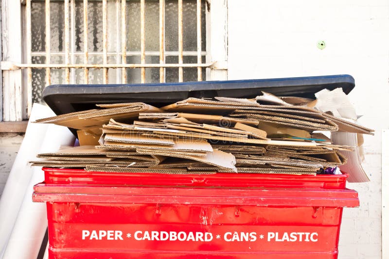 Cardboard stock image. Image of unwanted, cardboard, recycling - 26233517