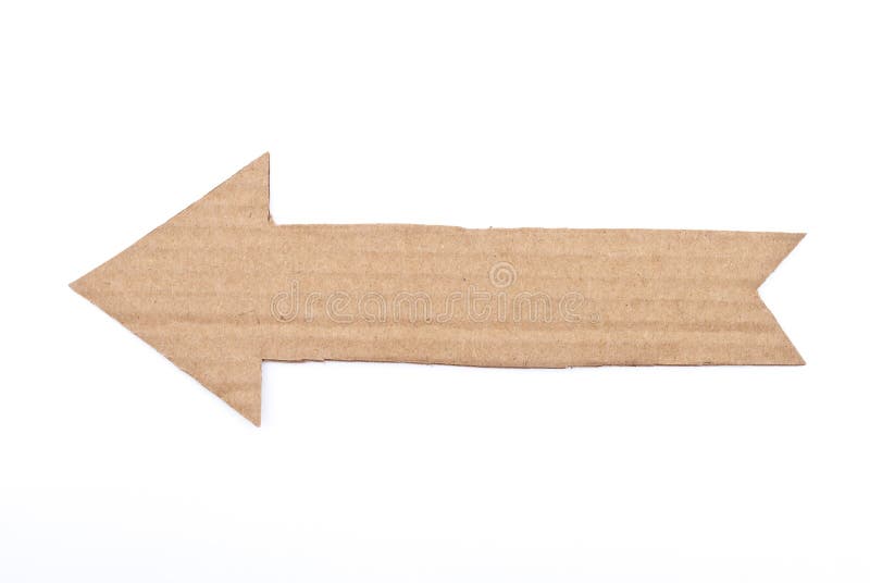 Cardboard Arrow Royalty Free Stock Photo - Image: 15888335
