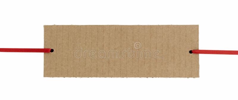 Cardboard banner stock photo. Image of banner, ribbon - 7424614