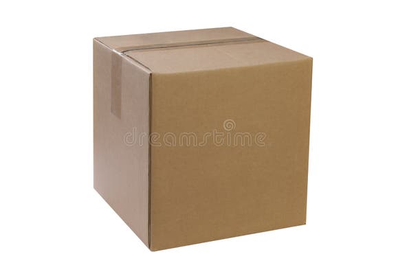 Cardboard box stock photo. Image of blue, band, logistic - 10791002