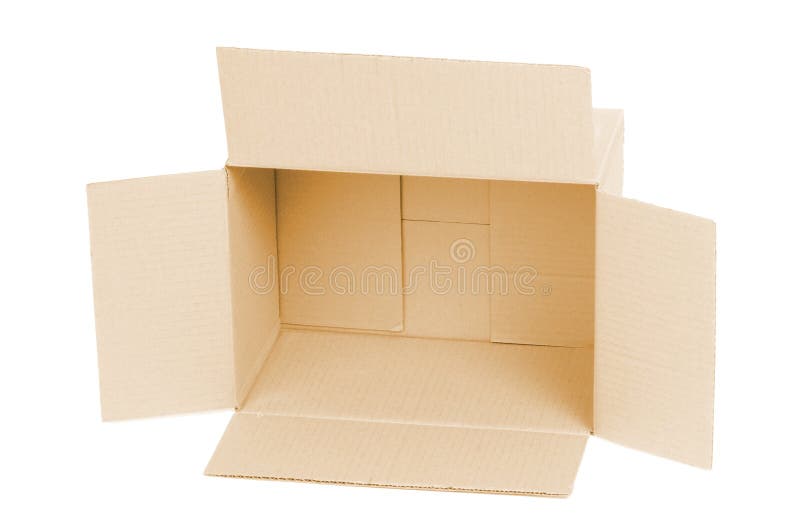 Cardboard box stock image. Image of corrugated, crate - 11580135