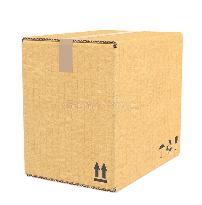 Closed Brown Corrugated Cardboard Box Stock Illustrations – 3,054 ...