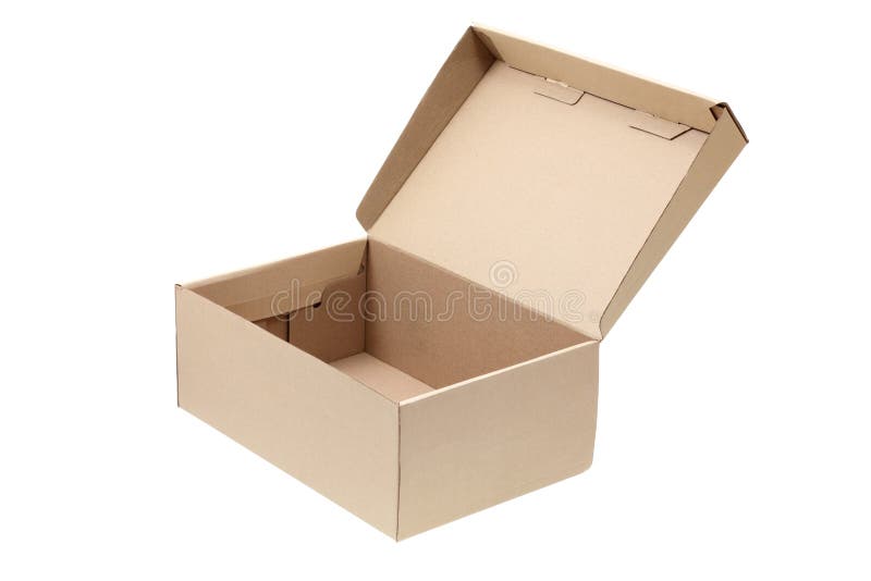 Cardboard box ariel stock image. Image of recycle, cardboard - 4013407