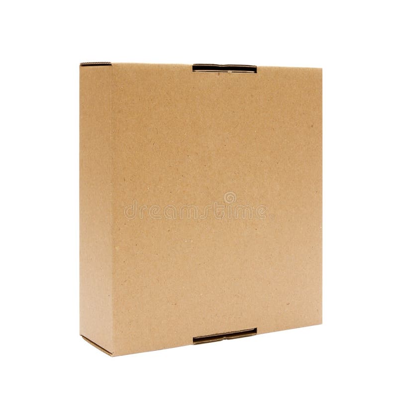 Cardboard box stock photo. Image of packer, moving, post - 26131204