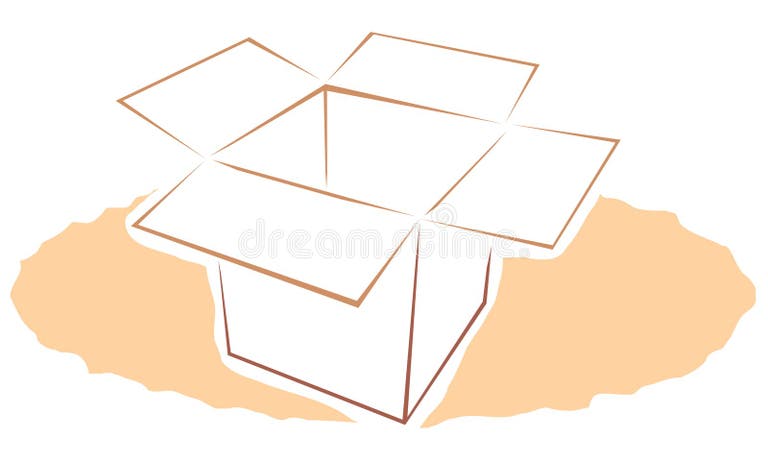 Cardboard Box Drawing Stock Illustrations – 13,427 Cardboard Box ...