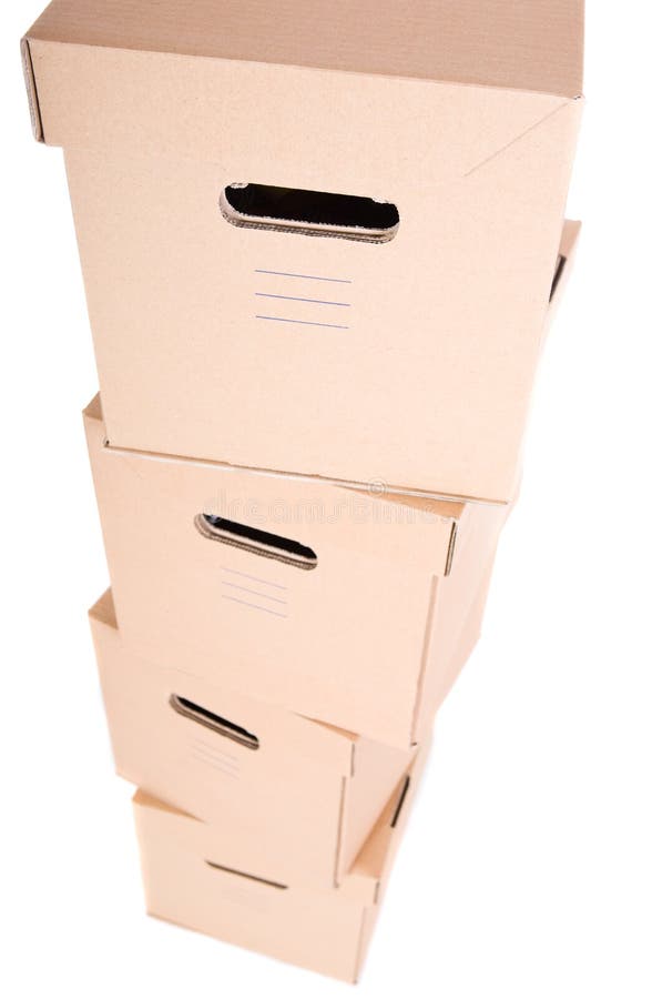 Pasteboard box stock photo. Image of pasteboard, corrigated - 10285076