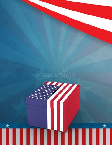 American Flag Cardboard Box Stock Illustrations – 108 American Flag ...