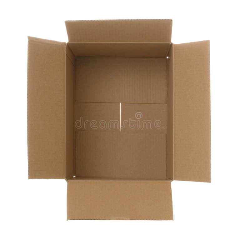 Cardboard box ariel stock image. Image of recycle, cardboard - 4013407