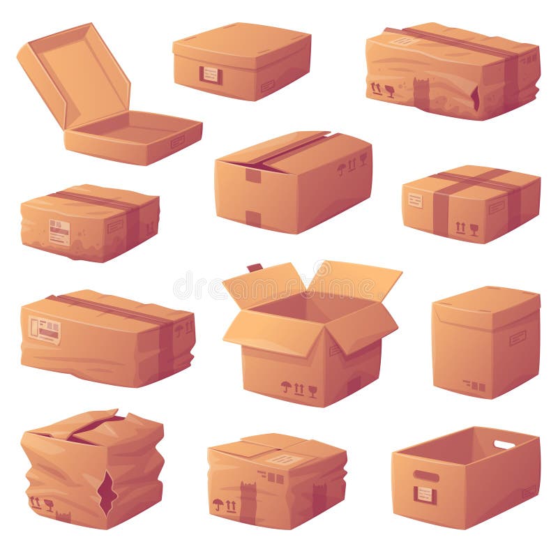 Open and closed box icons stock vector. Illustration of gift - 49162508