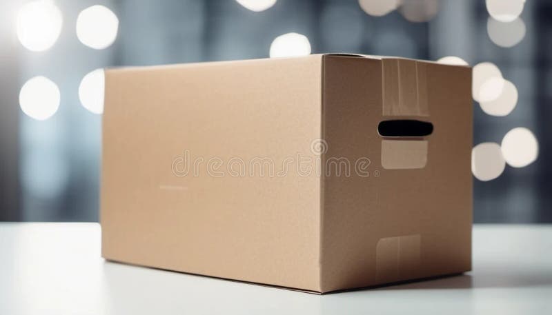 Cardborad box close up stock illustration. Illustration of textile ...