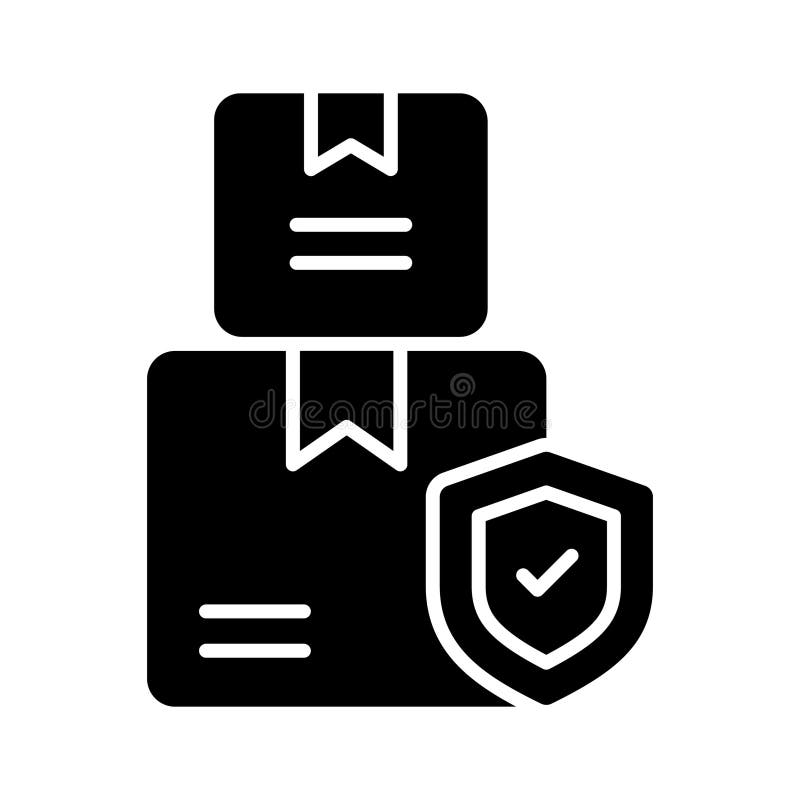 Cardboard Box, Delivery Package, Shipping Box with Shield, Safe ...