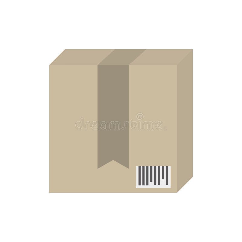 Cardboard Box Delivery Symbol Stock Illustration - Illustration of ...