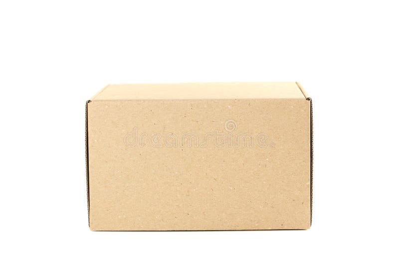 Cardboard box stock image. Image of pack, paper, freight - 84304657