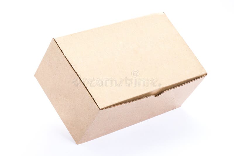 Empty brown cardboard box stock image. Image of cardboard - 34595267