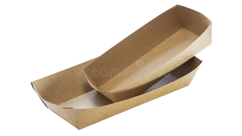 Cardboard box for food stock image. Image of isolated - 156909013