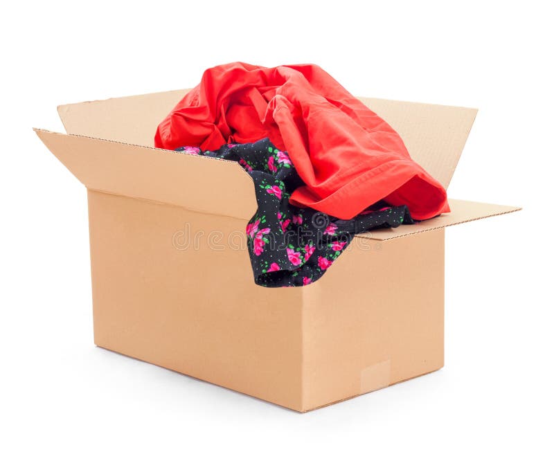 Cardboard box. Front View. stock image. Image of gift - 40383957