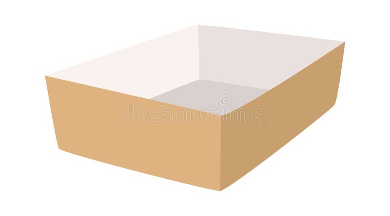 Cardboard Box Garbage Flat Icon Waste Sorting and Utilization Stock ...