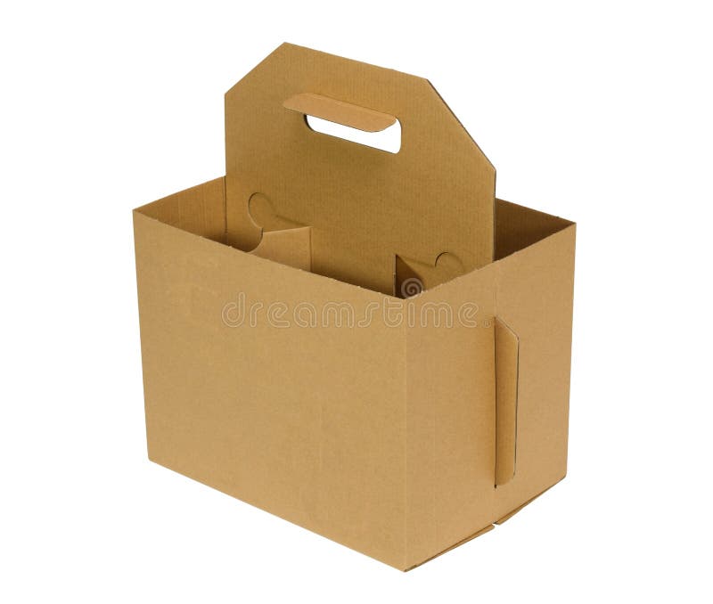 Cardboard box stock photo. Image of isolated, container - 47961530