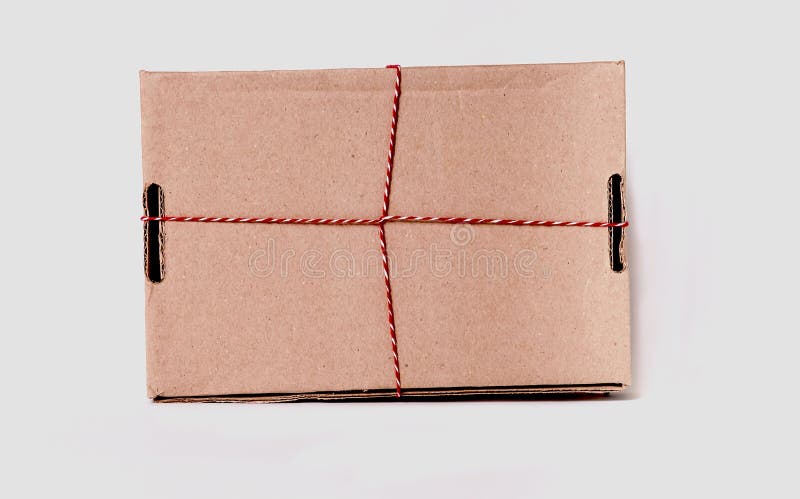 Cardboard box stock image. Image of closed, single, carton - 27596033
