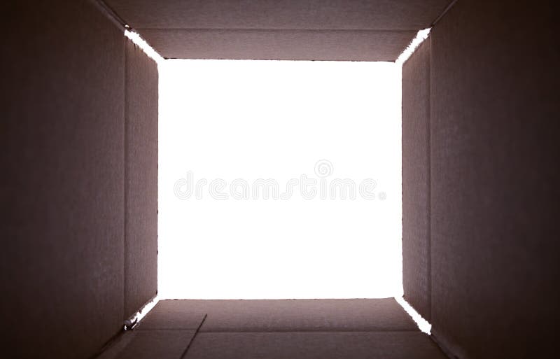 Cardboard Box Inside stock photo. Image of container - 242489006