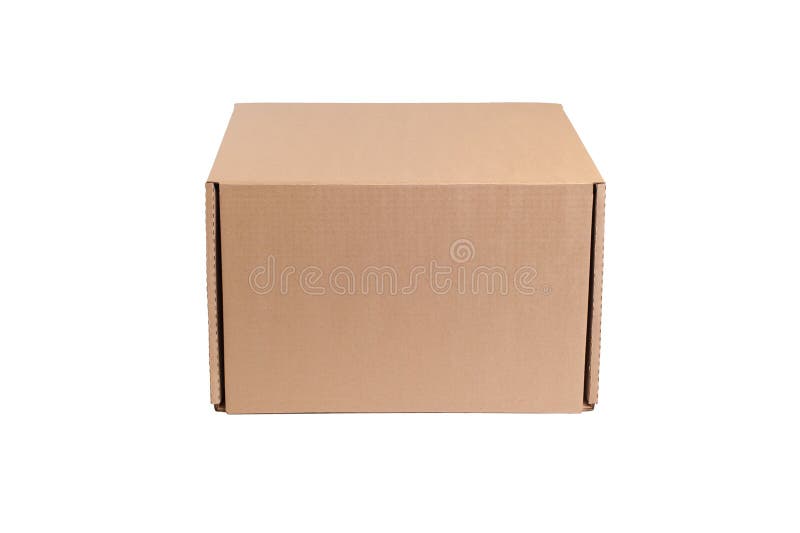 Fragile Shipping Box Isolated on White Stock Image - Image of concept ...