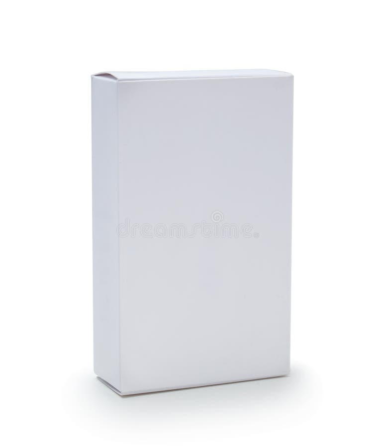Cardboard Box Isolated on White Stock Image - Image of business ...