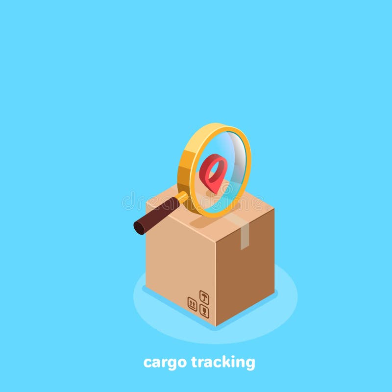 Cargo tracking stock vector. Illustration of service - 186955178