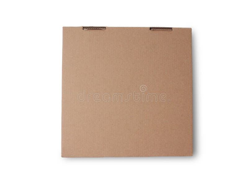 Cardboard Box Mock Up Template, Cut Out Stock Photo - Image of ...