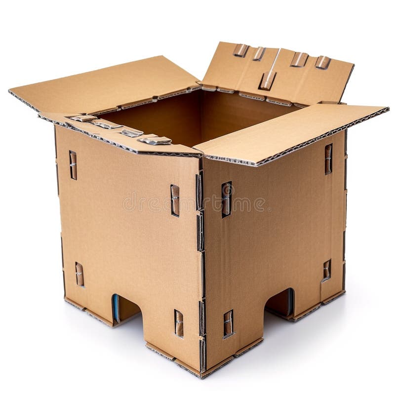 White Box Flaps Open Stock Illustrations – 109 White Box Flaps Open ...