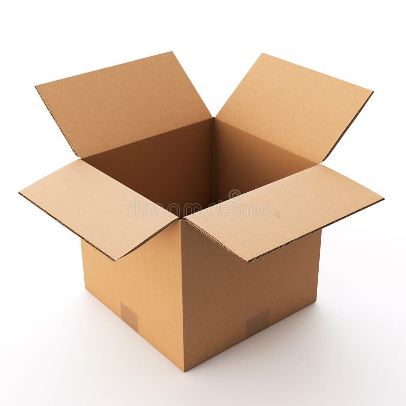 White Box Flaps Open Stock Illustrations – 109 White Box Flaps Open ...