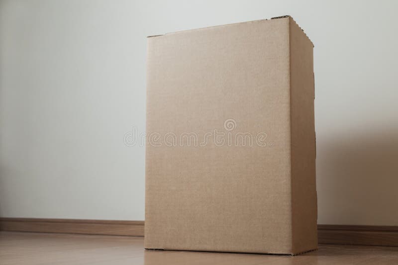 Cardboard Box with Order Placed on the Floor Stock Image - Image of ...