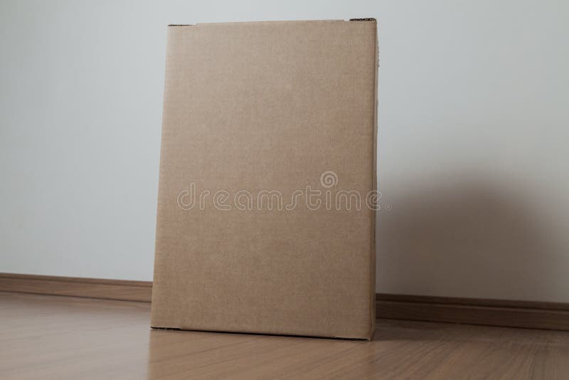 Cardboard Box with Order Placed on the Floor Stock Photo - Image of ...