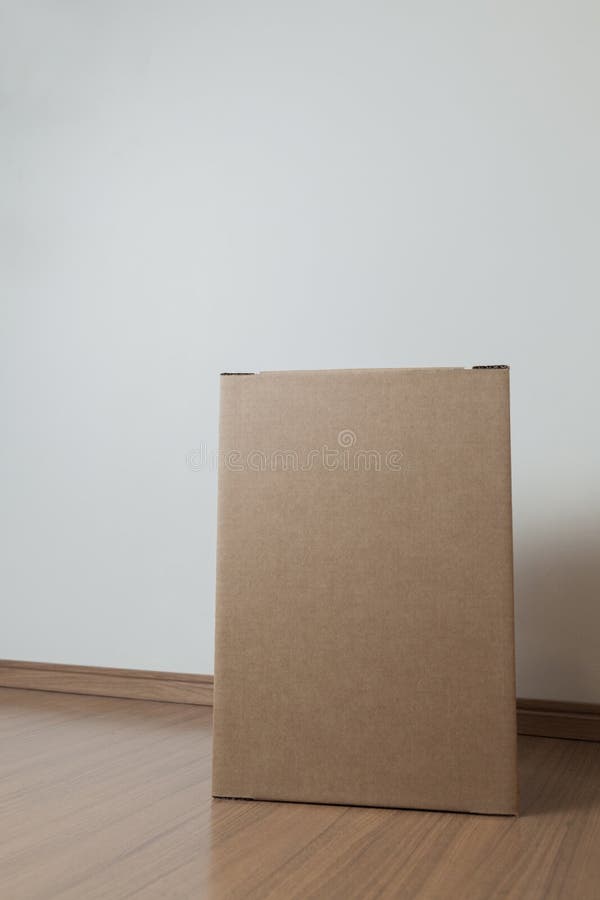 Cardboard Box with Order Placed on the Floor Stock Image - Image of ...