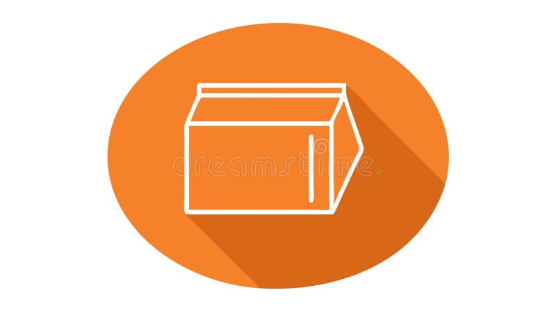 Cardboard Box Package Icon, Represents Delivery and Shipping, Vector ...