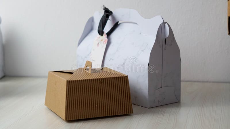 Cardboard Box Packaging Design Stock Image - Image of open, gift: 242361263