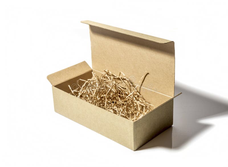 Paper Shavings. Colored Cut Paper for Packaging Stock Image - Image of ...