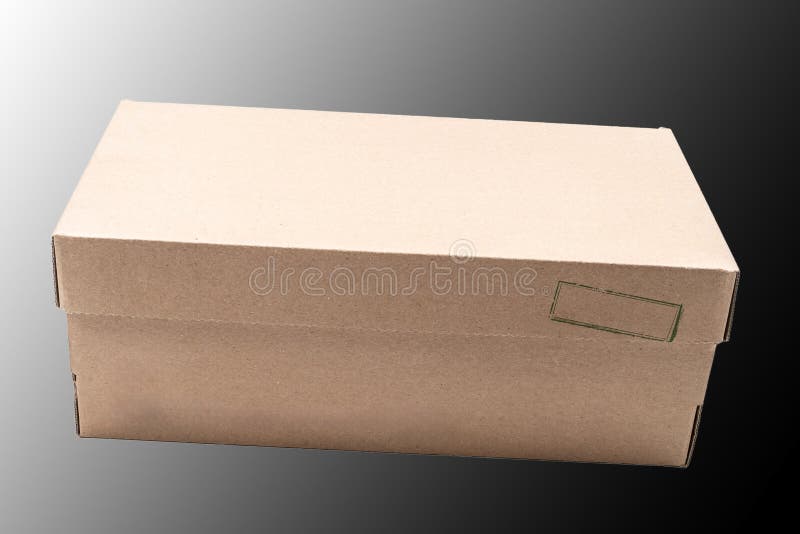Cardboard Box. Recycled Materials Stock Photo - Image of closed, mail ...