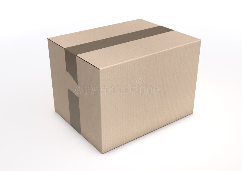 Taped Cardboard Box Stock Illustrations – 205 Taped Cardboard Box Stock ...