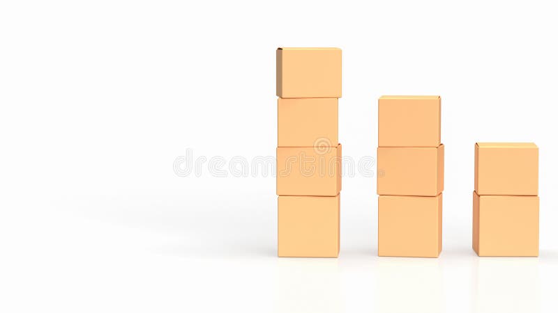 The Cardboard Box for Shipping or Cargo Concept 3d Rendering Stock ...