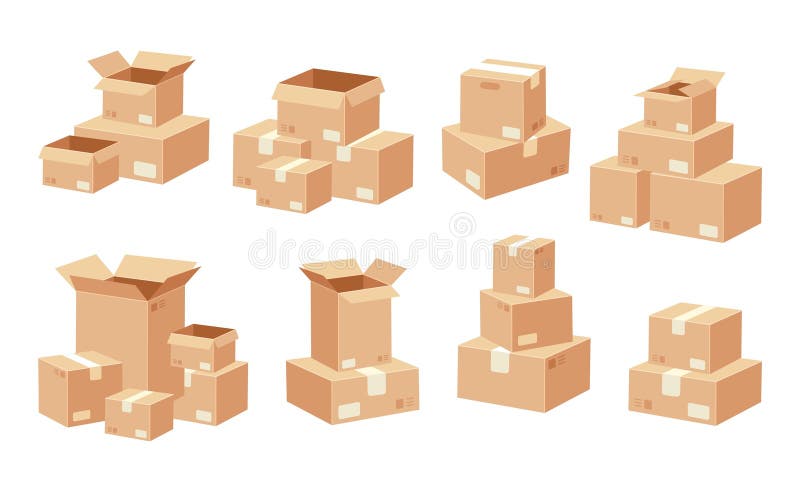 Stack of Postal Envelopes. 3D Illustration Stock Illustration - Illustration of invitation ...