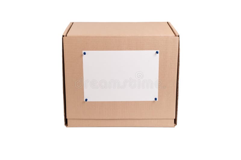 Cardboard box stock image. Image of fragility, empty - 36336099